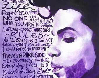 Prince quote | Etsy