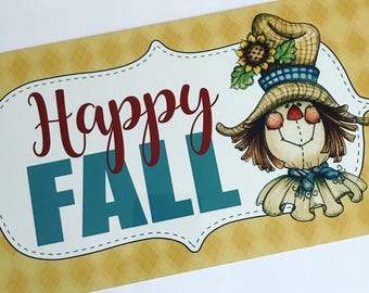 Happy fall sign | Etsy