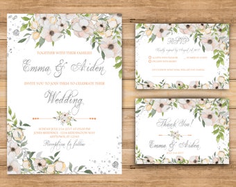 Watercolor invite | Etsy