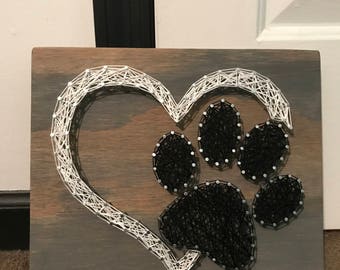 Dog string art | Etsy