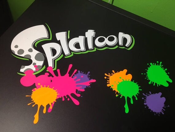 15 Neon Colored Splatoon Paint Splatter Ink Splotches or Decal