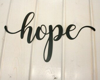 Hope lettering | Etsy