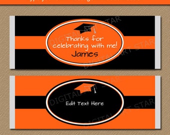 Graduation Candy Bar Wrapper Template Senior Graduation Party