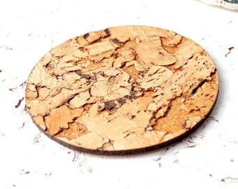 Wooden Cork Coasters Rustic Wooden Coasters Round Trivets