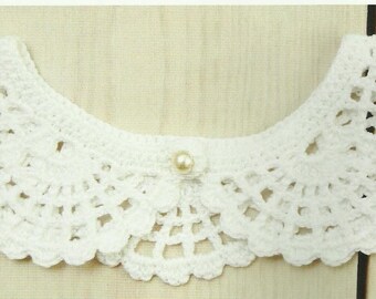 Lace collar pattern | Etsy