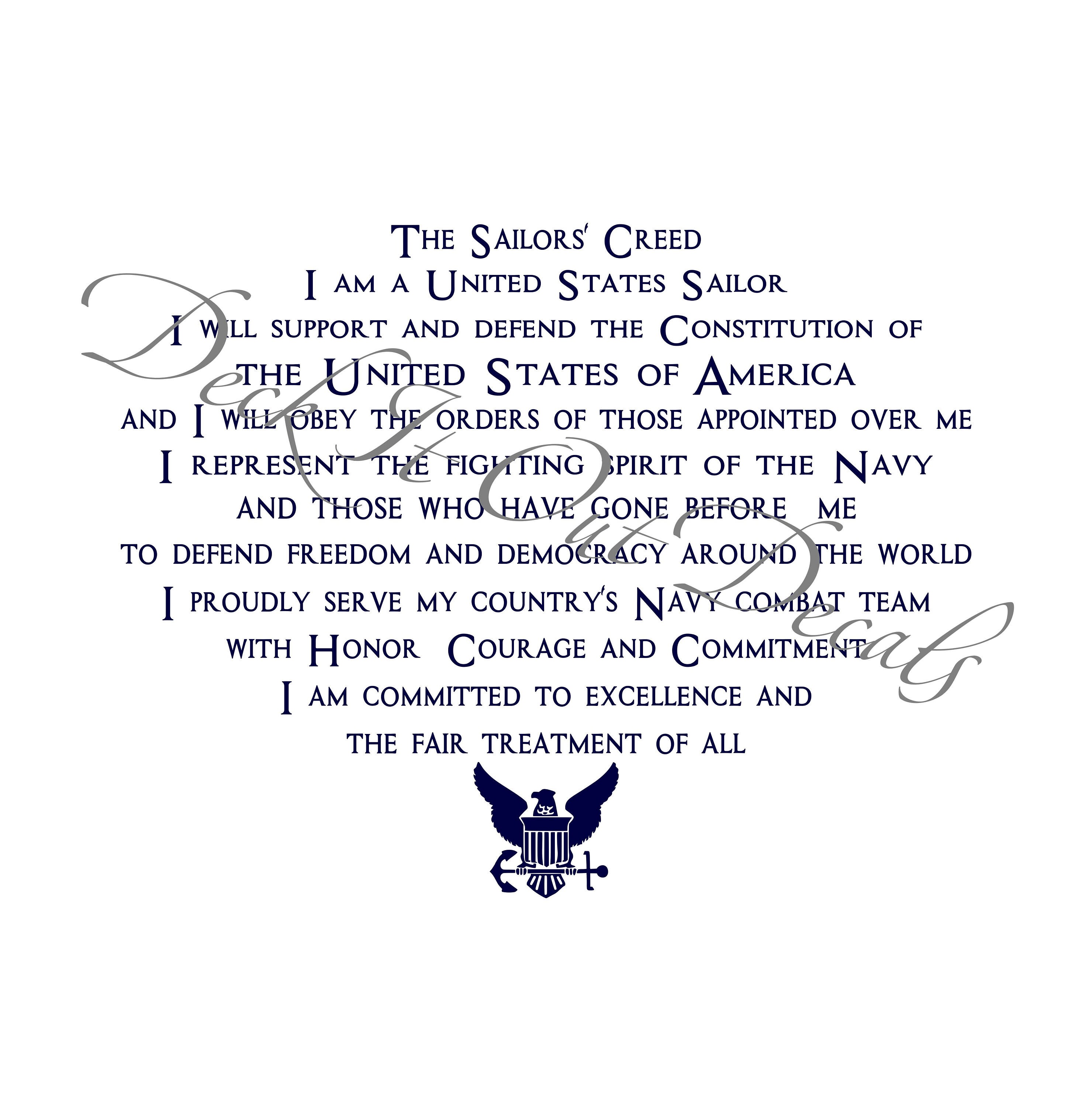 Sailor's Creed EDE00148
