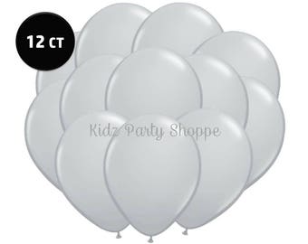 Gray balloons | Etsy