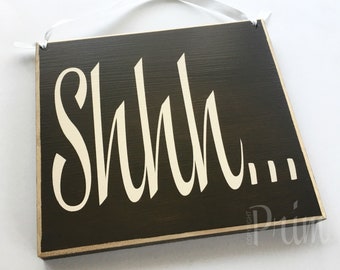 Shhh sign | Etsy