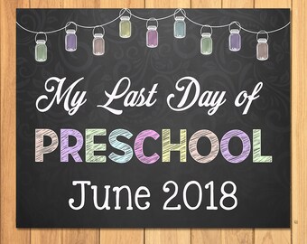 Preschool sign | Etsy