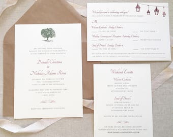 Tree wedding invite | Etsy