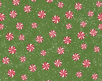 Peppermint fabric | Etsy