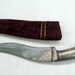 Damascus steel blade katar knife dagger gold work tools
