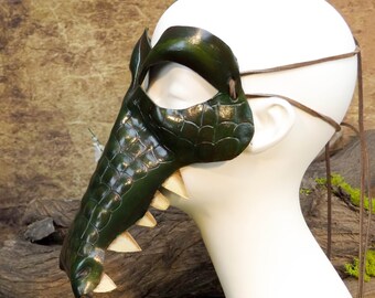 Crocodile mask | Etsy