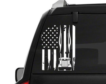 18 wheeler decal | Etsy