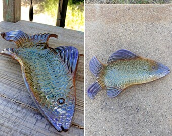 Pottery fish | Etsy