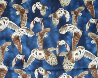 Owl fabric | Etsy