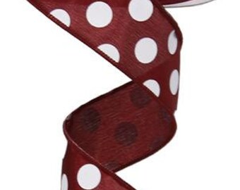 Maroon ribbon | Etsy