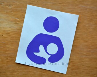 Breastfeeding decal | Etsy