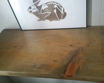 Reclaimed wood shelf | Etsy