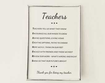 Acrostic poem | Etsy