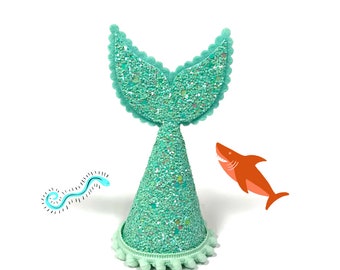 Instant Download CROCHET PATTERN Mermaid Dog Tail and Fishy