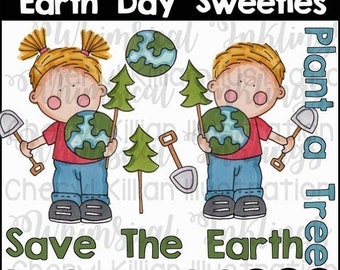 Earth day clip art | Etsy