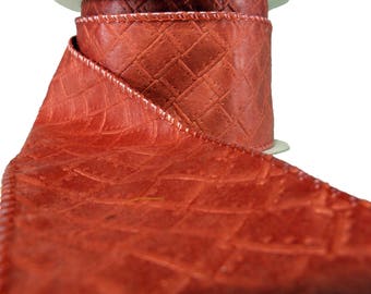 Faux leather ribbon | Etsy