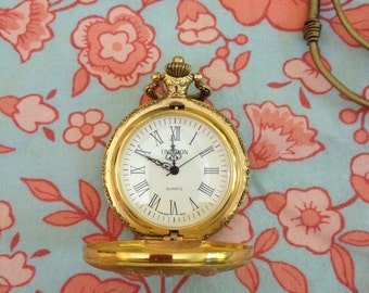 Quartz pocket watch | Etsy