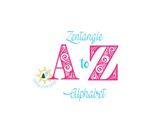 Zentangle alphabet | Etsy