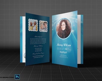 The Story: In Memory Of Funeral Program Celebrating Life