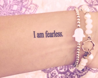 Affirmation tattoo | Etsy