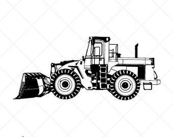 Heavy equipment svg | Etsy