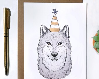 Wolf birthday | Etsy
