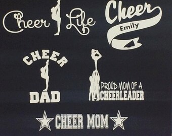 Cheer car decal | Etsy