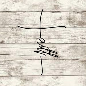 Faith cross svg | Etsy