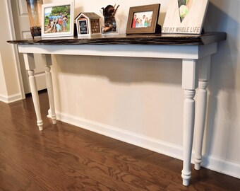 Live edge console | Etsy