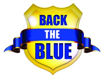 Back the blue | Etsy