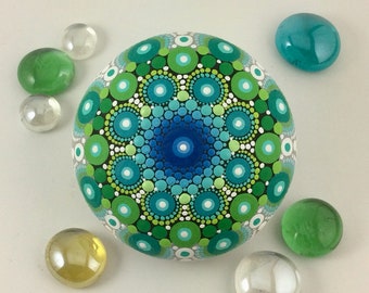 Mandala stone | Etsy