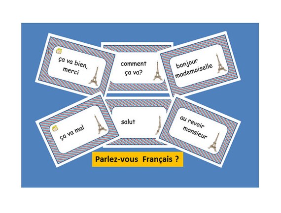 GREETING CARDS in FRENCHPrimary French conversation