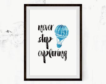 Never stop exploring | Etsy