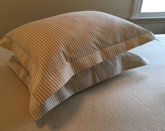 Flange edge pillow | Etsy