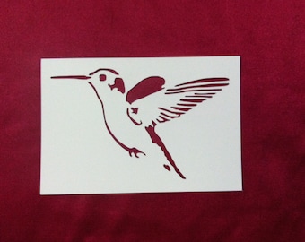 Hummingbird stencil | Etsy