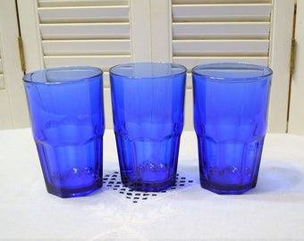 Cobalt blue glass | Etsy