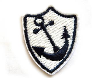 Embroidered anchor | Etsy