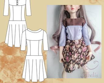 Winter dress pattern | Etsy