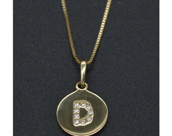 Letter d necklace | Etsy