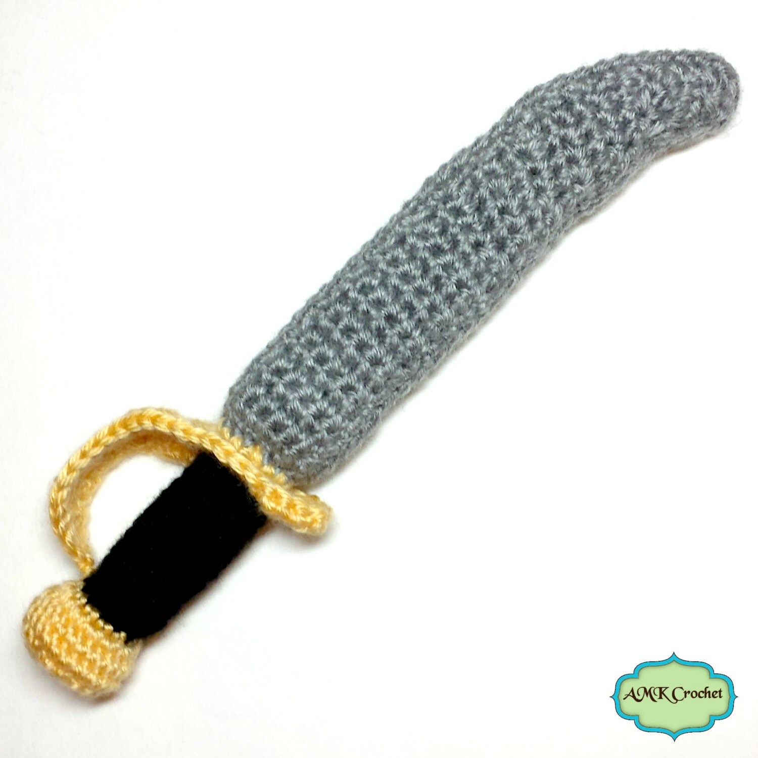 Instant Download Crochet Newborn Pirate Sword Photo Prop