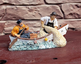 Fisherman statue | Etsy