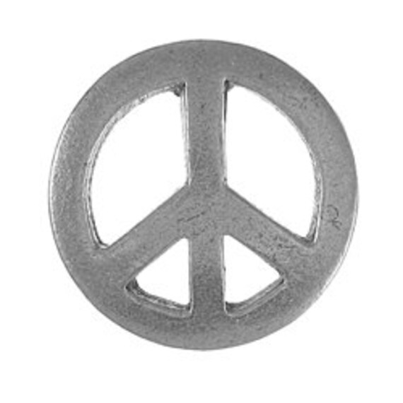 Peace Sign Lapel Pin CC370 Peace Hippie Symbol of Peace