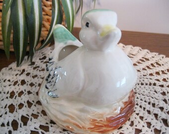 Ceramic bird planter | Etsy